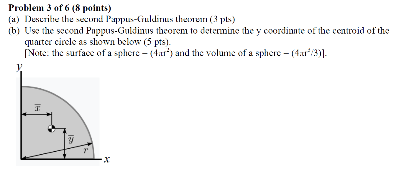 Solved Problem 3 of 6 (8 points) (a) Describe the second | Chegg.com