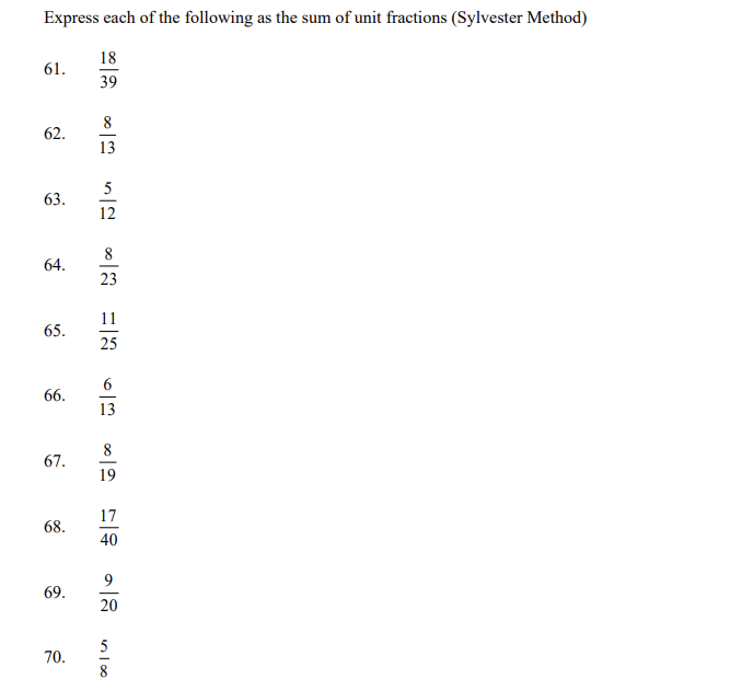 Solved Express each of the following as the sum of unit | Chegg.com