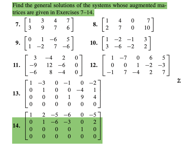Solved Please only help with number 14 | Chegg.com