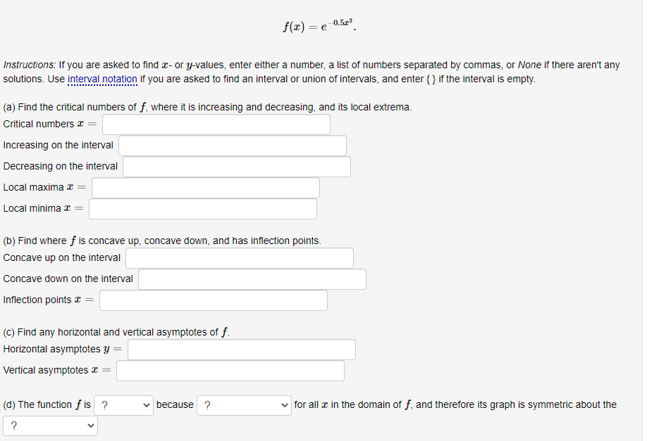 Solved f(2)= e 0.52 =e Instructions: If you are asked to | Chegg.com