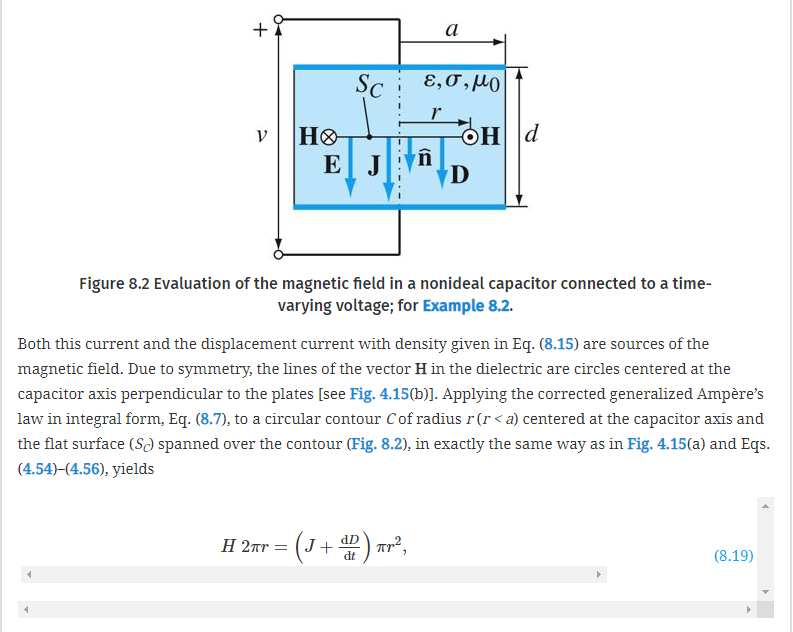 Solved What is the displacement current inside a parallel | Chegg.com