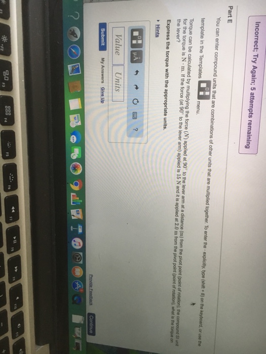 Solved You can enter compound units that are combinations of | Chegg.com