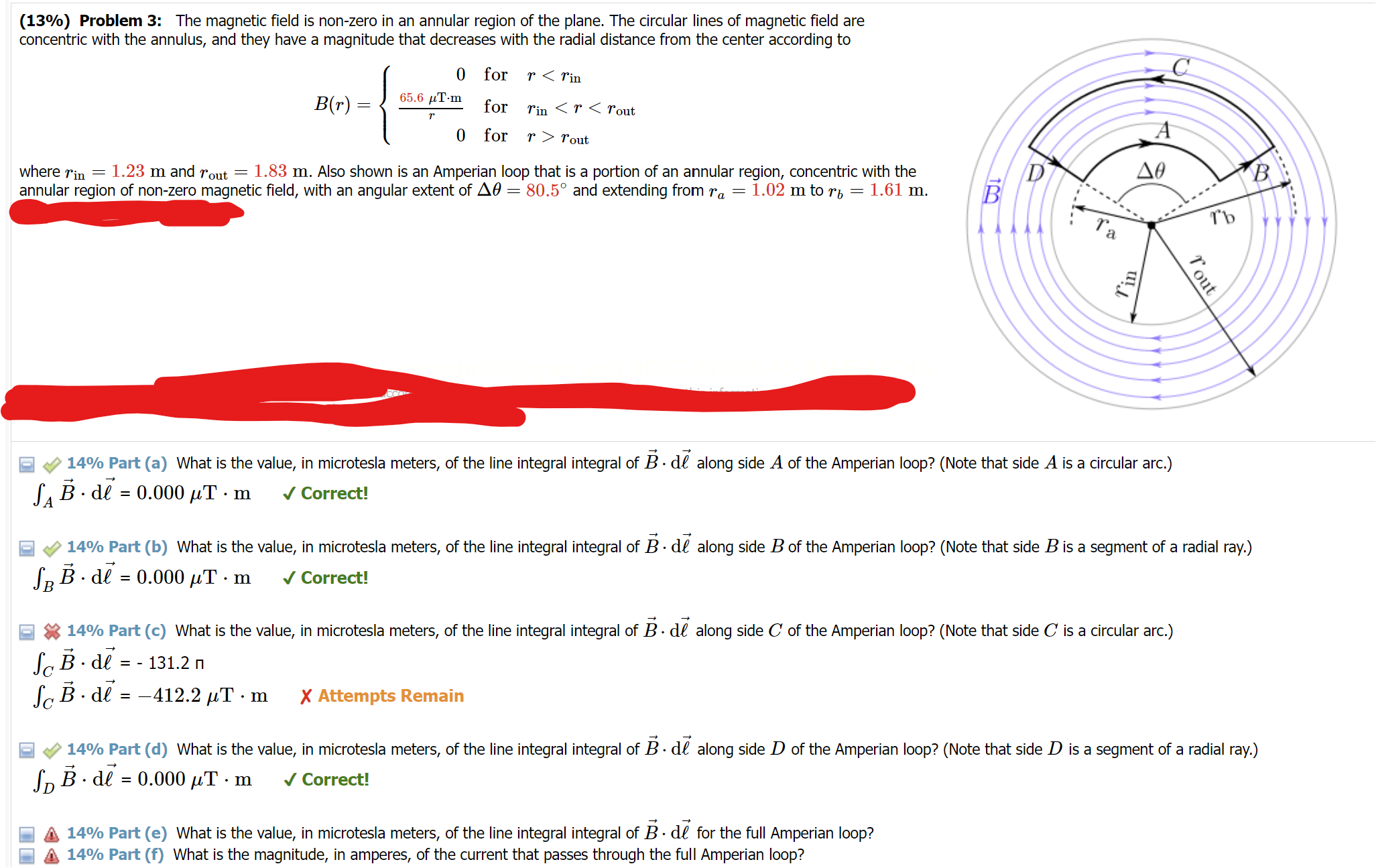 Solved PLZ ANSWER ALL PARTS14% ﻿Part (a) ﻿What is the value, | Chegg.com