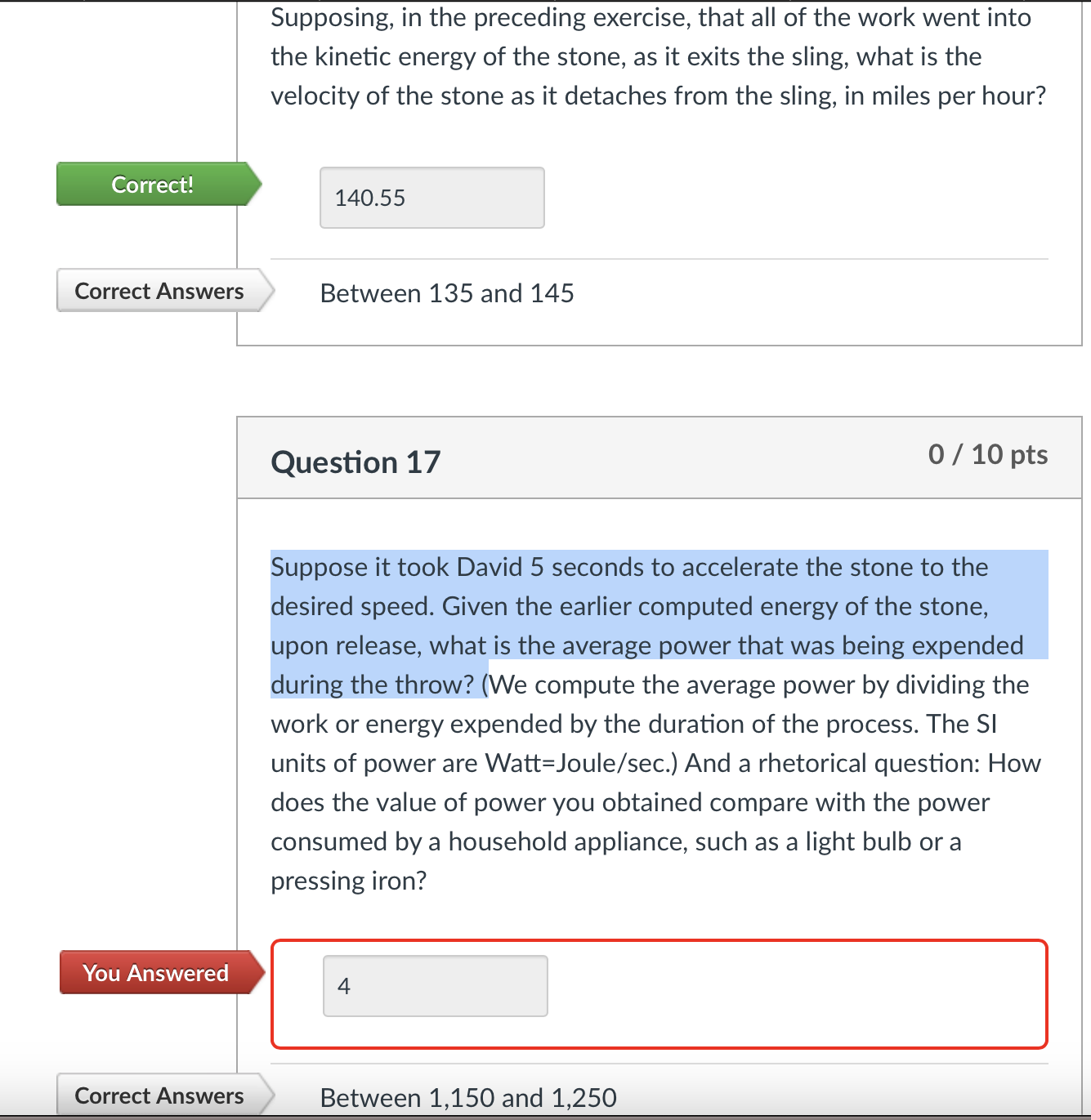 Solved I need help with question 17, note the correct answer | Chegg.com