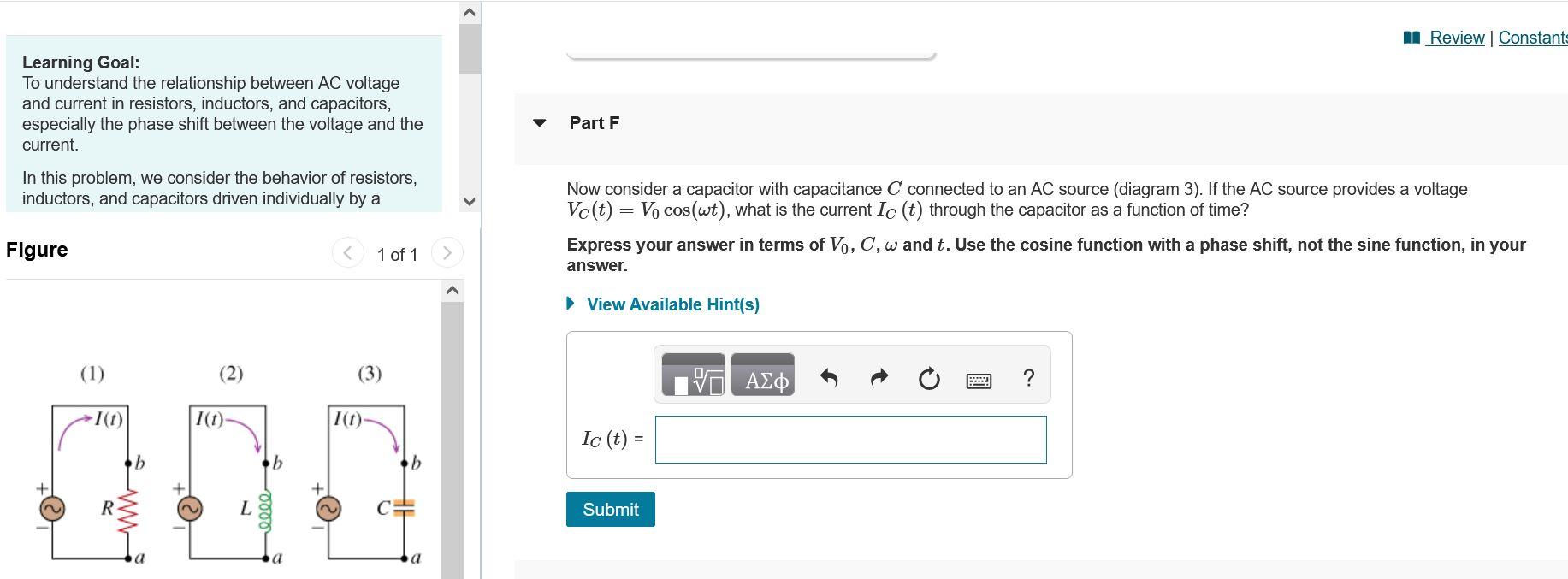 Solved The Figure Figure 1 Shows Voltage And Current Graphs