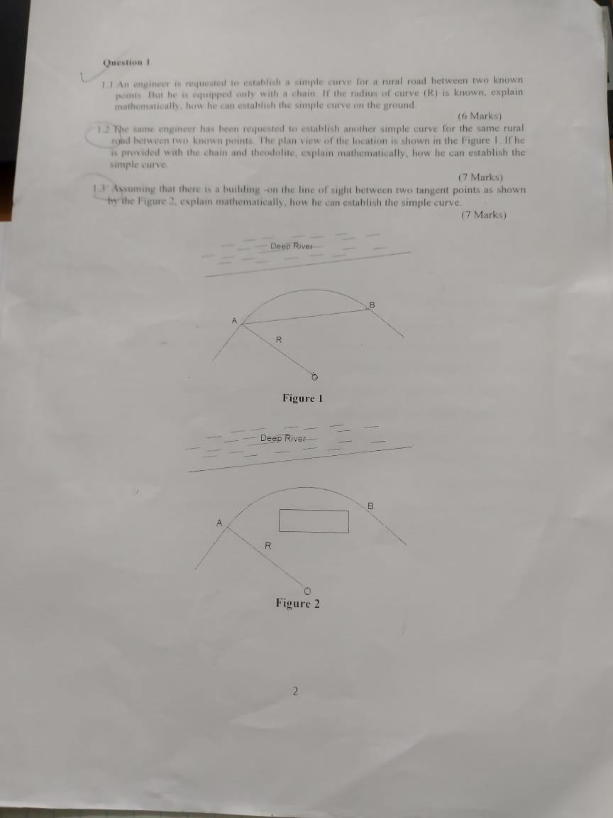 Solved Question 1. An engineer is requested to establish a | Chegg.com