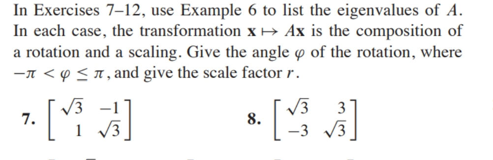 Solved In Exercises 7–12, use Example 6 to list the | Chegg.com