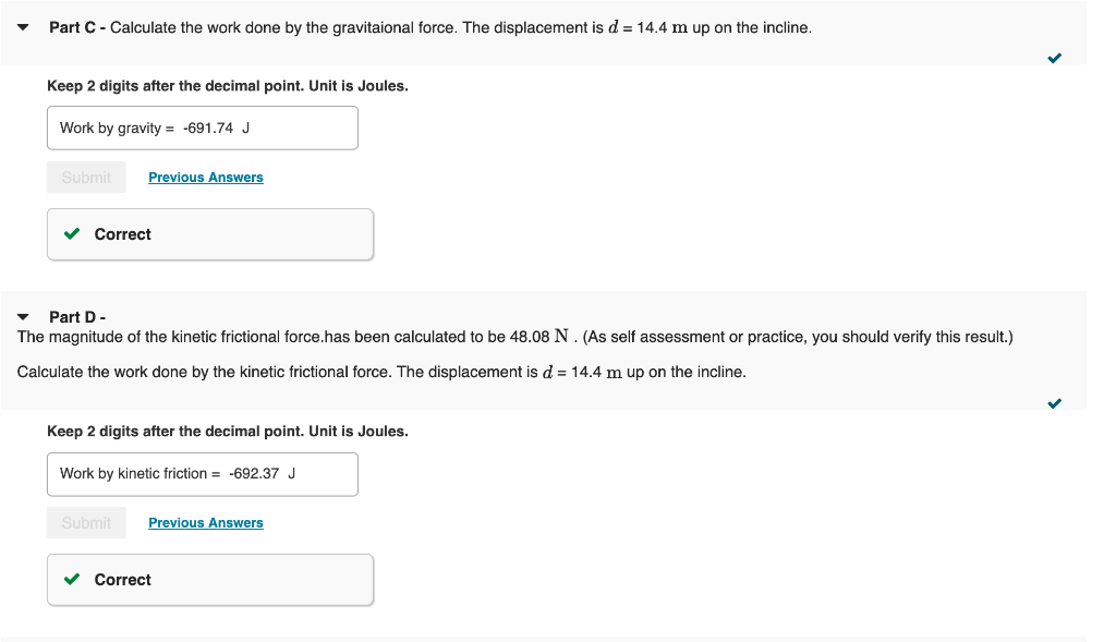Solved 1 Review Part A - Calculate the work done by the | Chegg.com