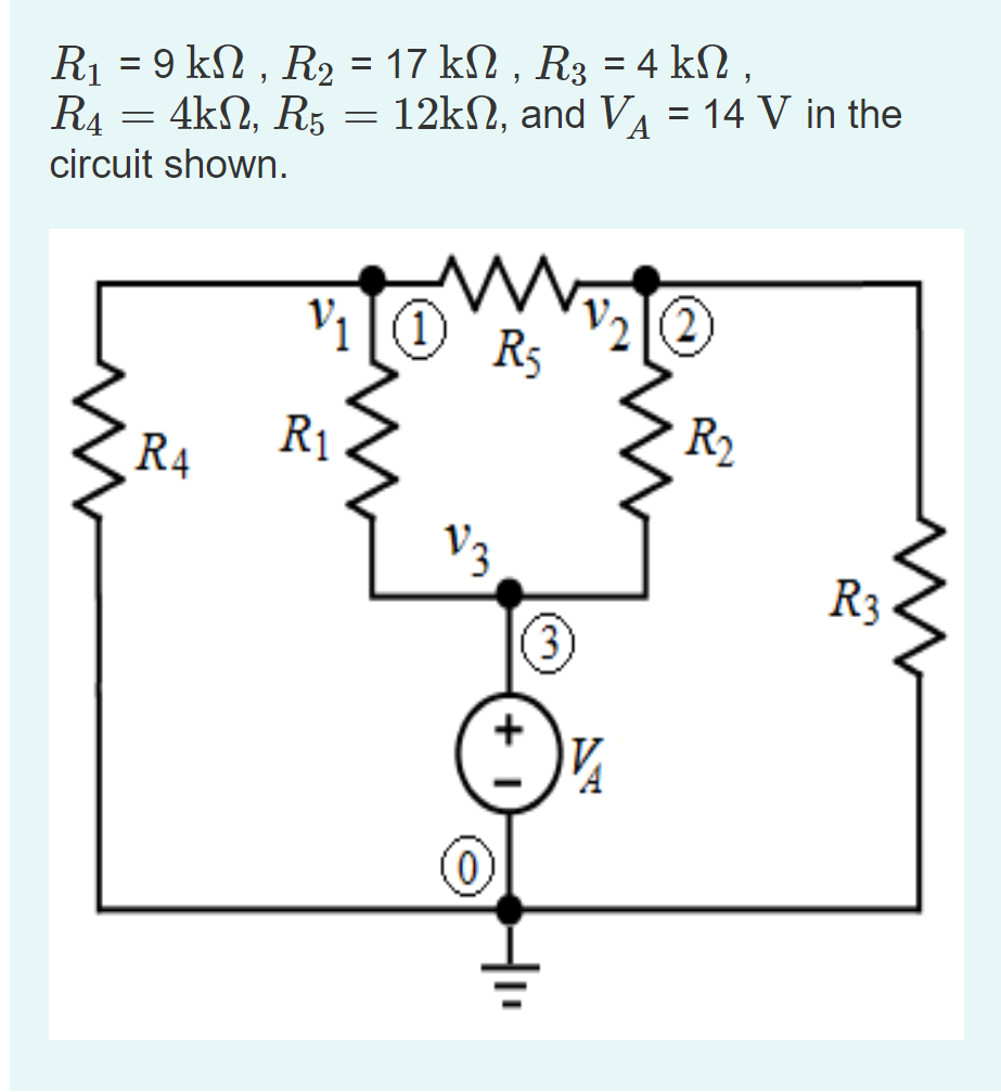 Solved Part A: Write the KCL equation for node 1. Express | Chegg.com