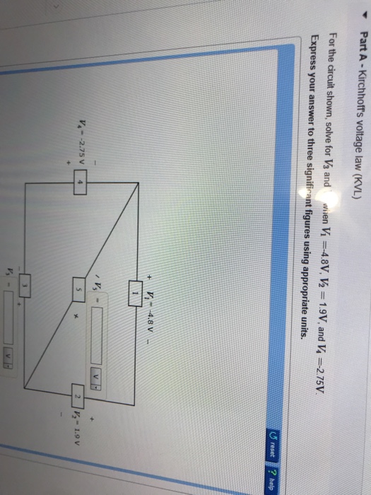 Solved Kirchhoff's Laws Learning Goal: To leam to evaluate | Chegg.com