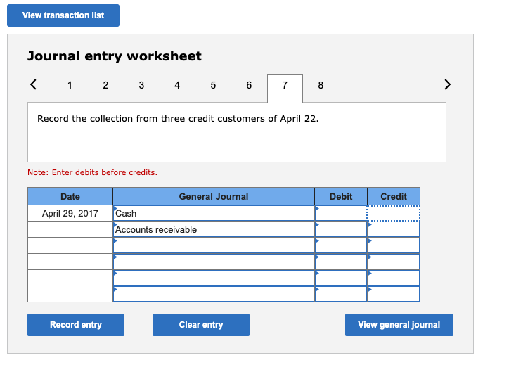 Solved Journal entry worksheet く 1245 Record the collection | Chegg.com