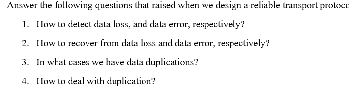 Solved Answer the following questions that raised when we | Chegg.com