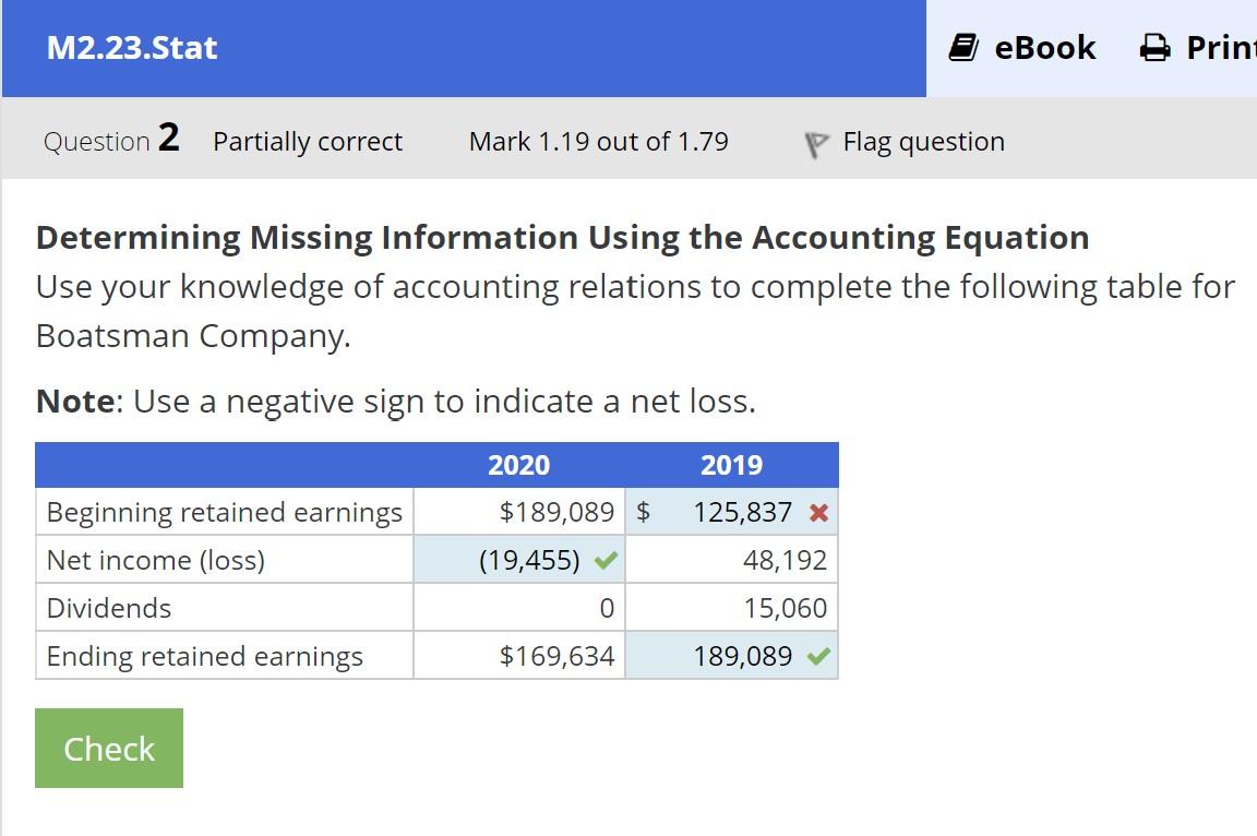 Solved M2.23. Stat Determining Missing Information Using the | Chegg.com Solved M2.23. Stat Determining Missing Information Using the | Chegg.com