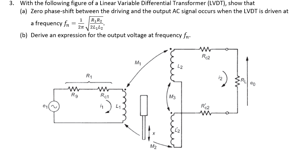 Solved With the following figure of a Linear Variable | Chegg.com