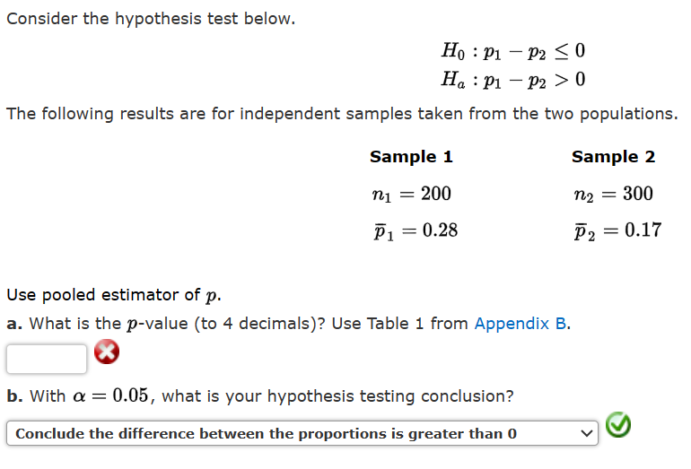 Solved Consider the hypothesis test | Chegg.com