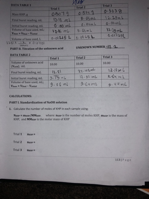 Solved DATA TABLE 1 Trial 3 Trial 2 Trial 1 549 0:5239 Mass | Chegg.com