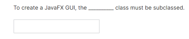 Solved To Create A Javafx Gui The Class Must Be Subclassed 8947