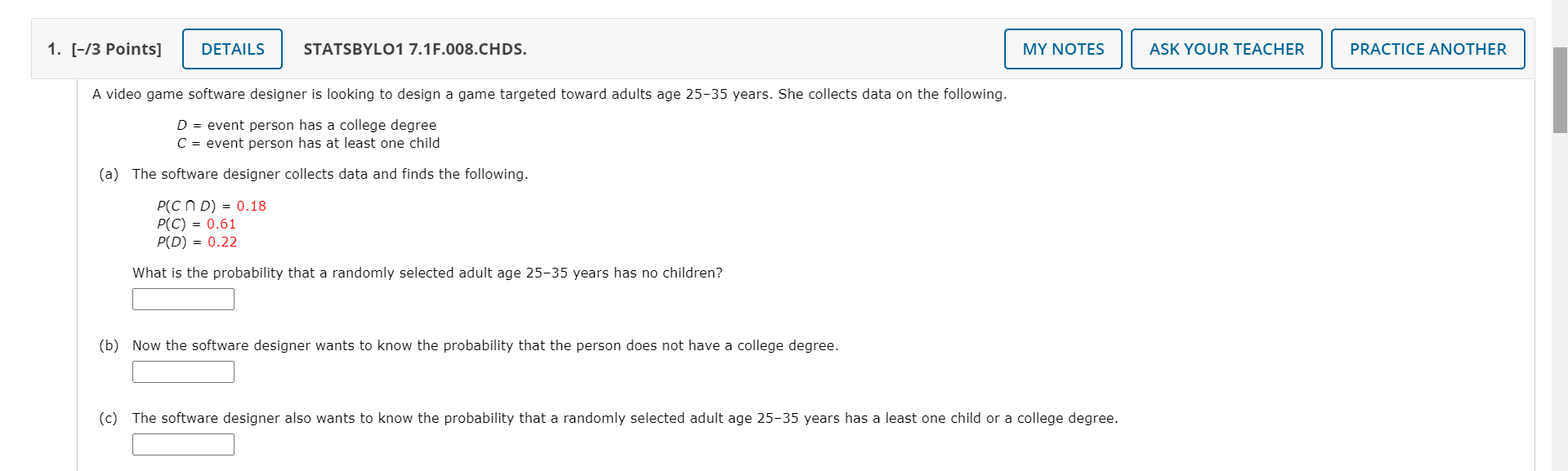 Solved 1. [-13 Points] DETAILS STATSBYLO1 7.1F.008.CHDS. MY | Chegg.com