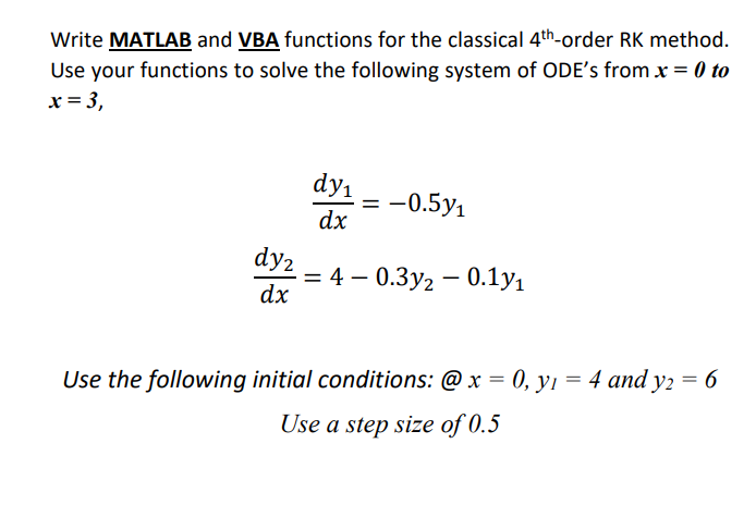 Solved Write MATLAB and VBA functions for the classical | Chegg.com