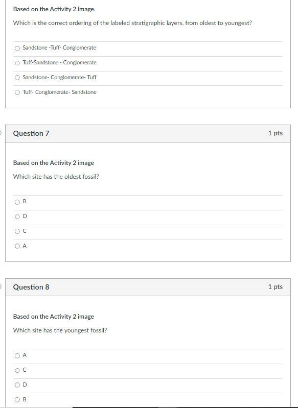 Solved Activity 2. Correlating Strata. Sometimes geological | Chegg.com
