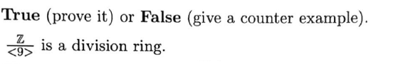 Solved True (prove it) or False (give a counter example). | Chegg.com