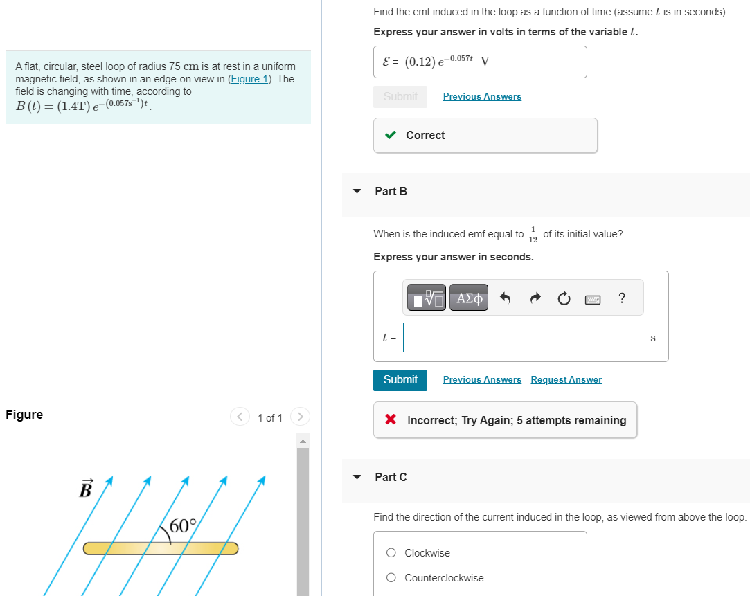 Solved Find the emf induced in the loop as a function of | Chegg.com Solved Find the emf induced in the loop as a function of | Chegg.com