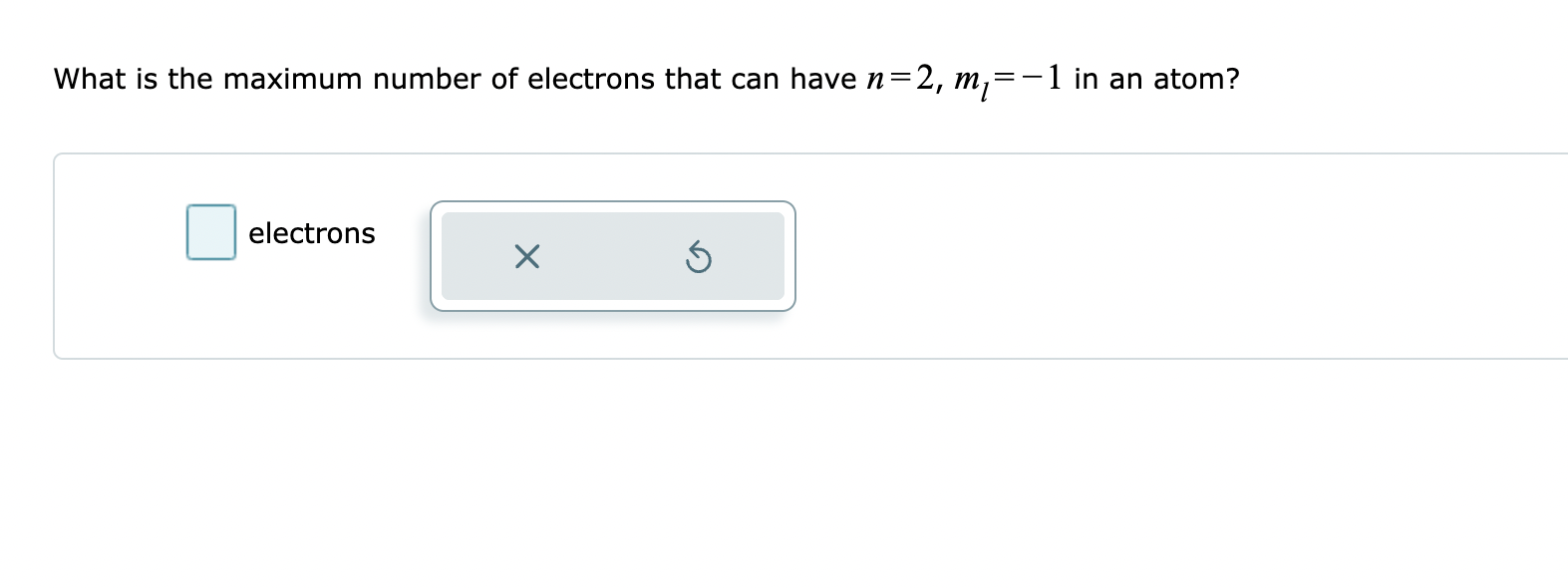Solved What is the maximum number of electrons that can have | Chegg.com