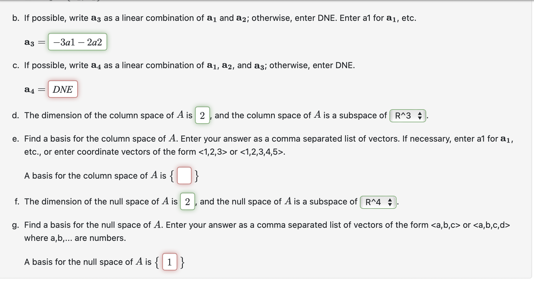 Solved Suppose a1,a2,a3, and a4 are vectors in | Chegg.com