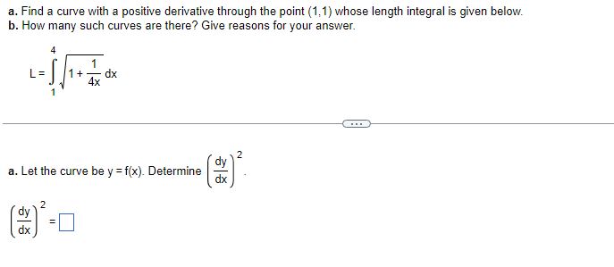Solved a. Find a curve with a positive derivative through | Chegg.com