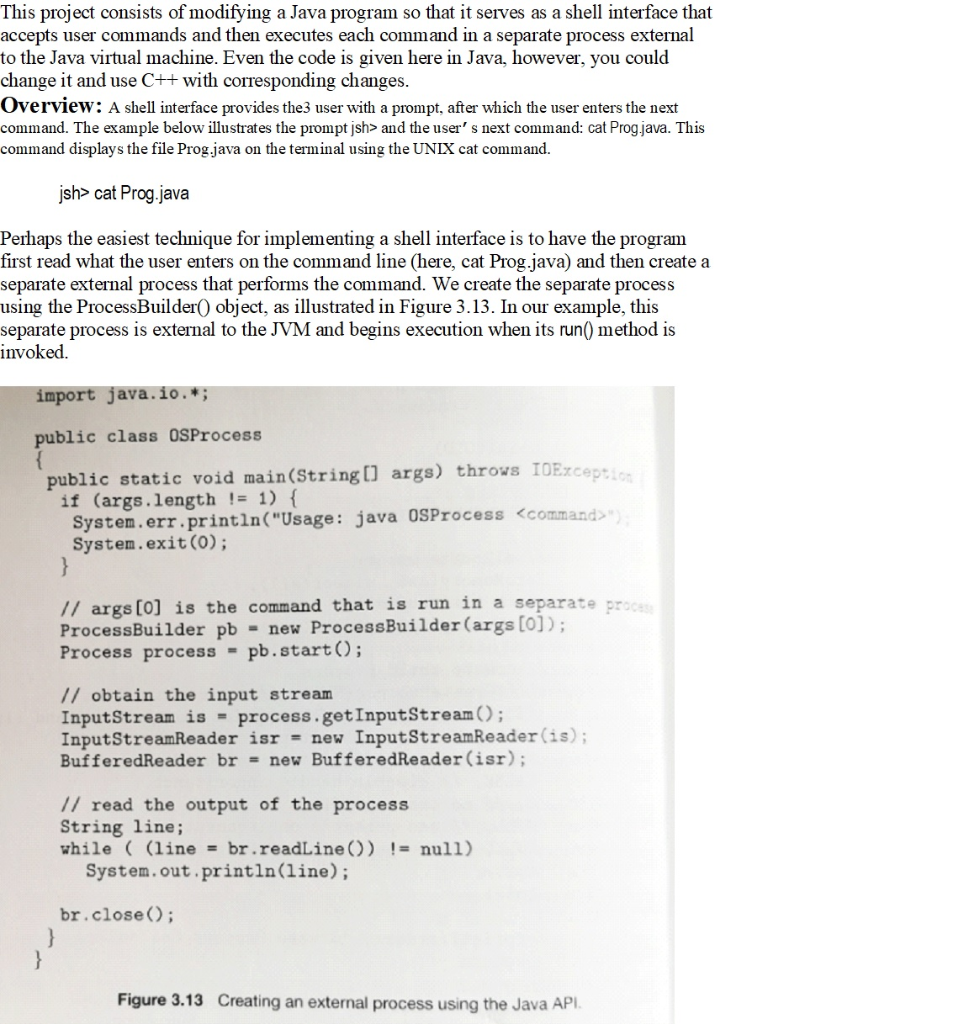 This project consists of modifying a Java program so | Chegg.com