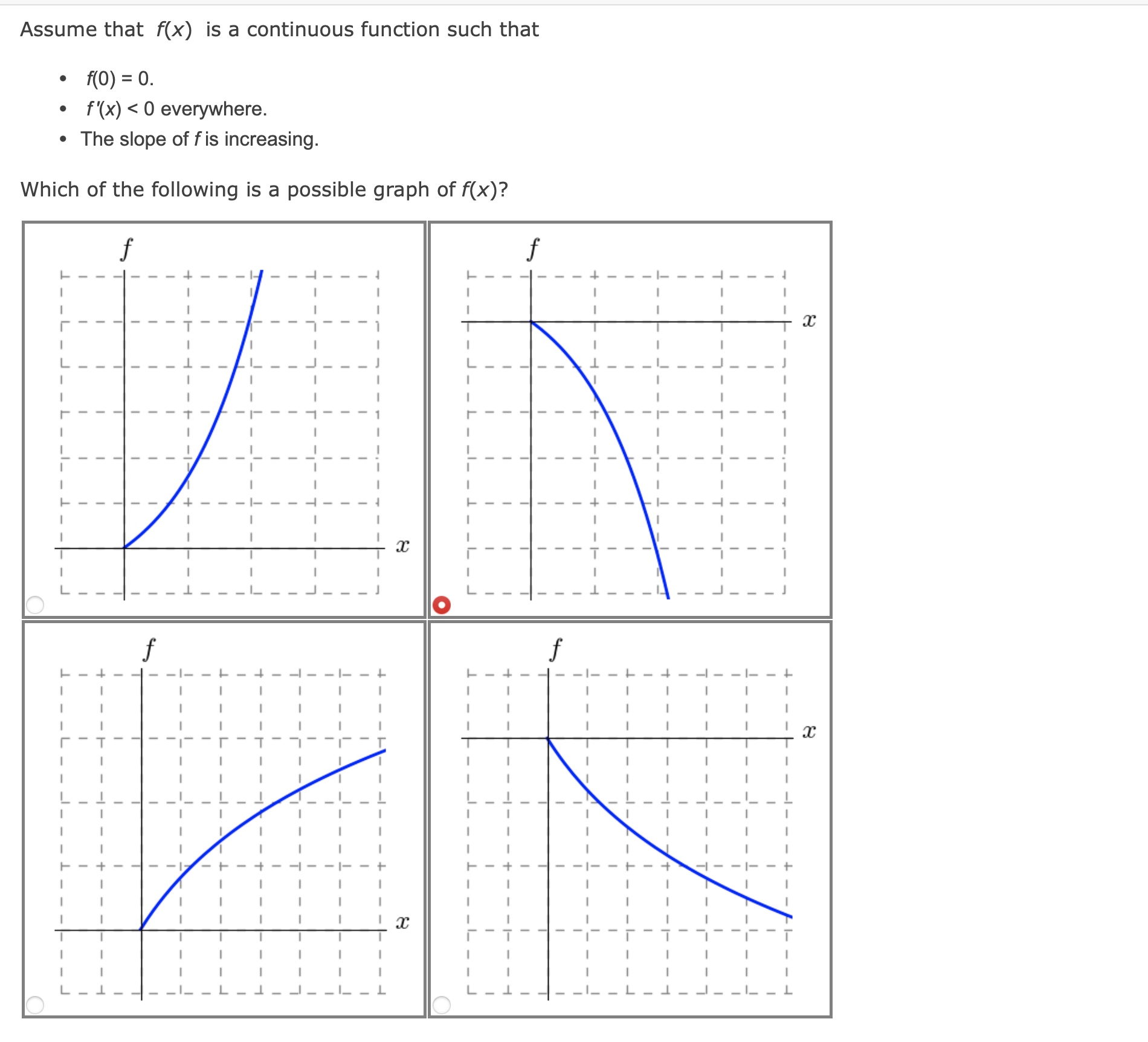 Solved Assume That Fx Is A Continuous Function Such That 5585