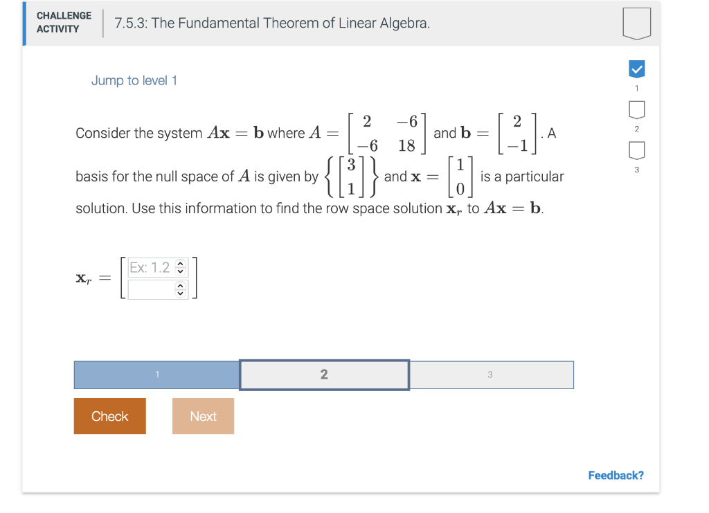 Solved CHALLENGE ACTIVITY 7.5.3: The Fundamental Theorem of | Chegg.com