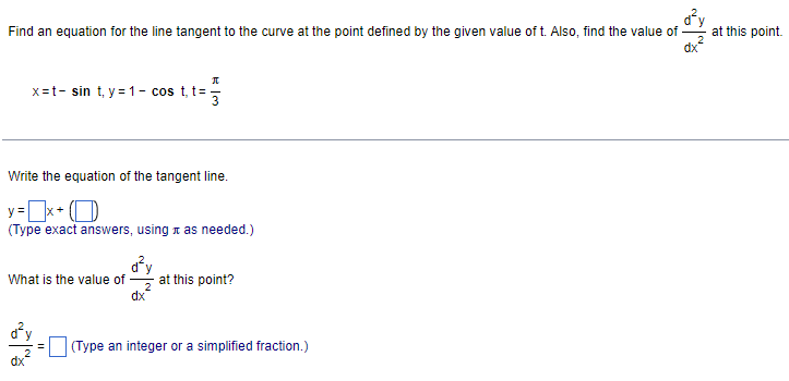 Solved Find an equation for the line tangent to the curve at | Chegg.com
