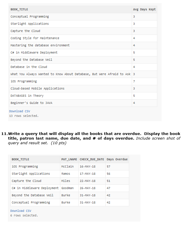 Solved 1. Create a new table to track the Library location. | Chegg.com