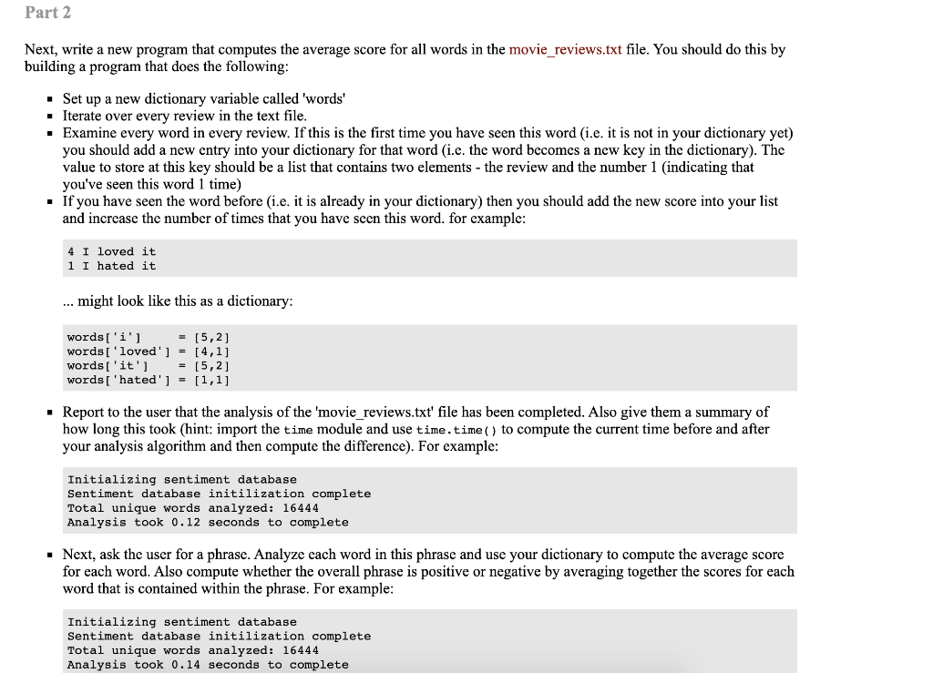 Solved Assignment Details Sentiment Analysis is a Big Data | Chegg.com