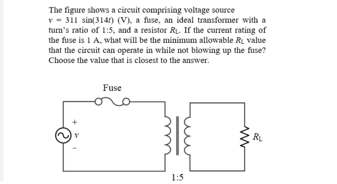 Solved The figure shows a circuit comprising voltage source | Chegg.com