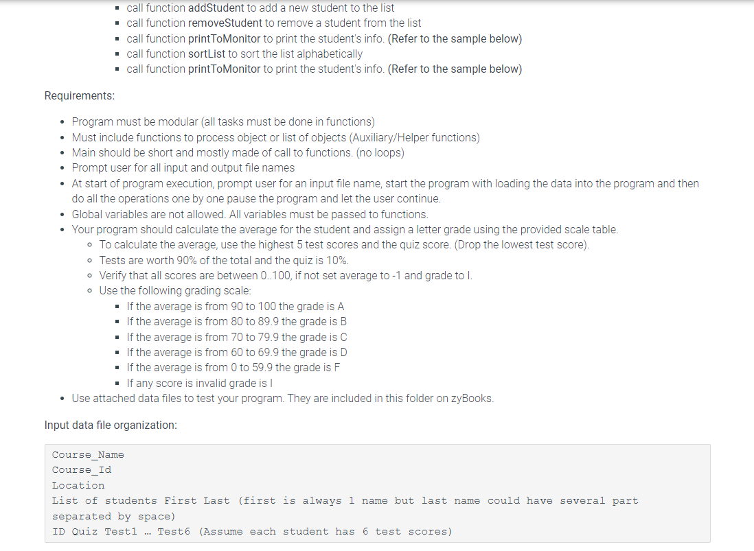 Solved Write a c++ program to prompt user for a file name | Chegg.com