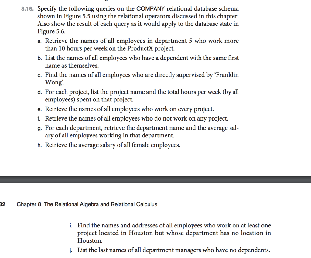 Solved 5.2 Relational Model Constraints and Relational | Chegg.com