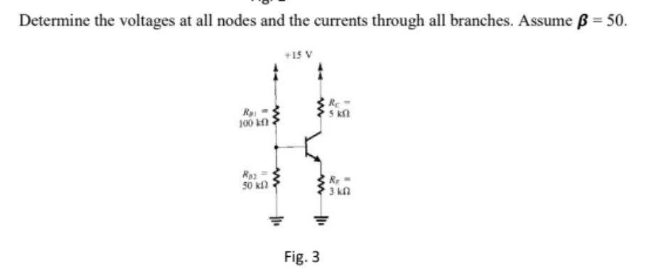 Solved Determine the voltages at all nodes and the currents | Chegg.com