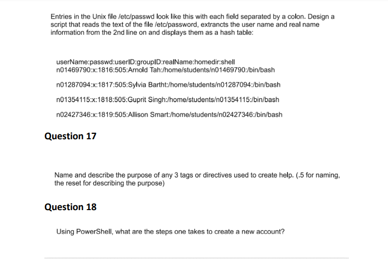 Solved Multiple choice: Question 1 Which of the following | Chegg.com