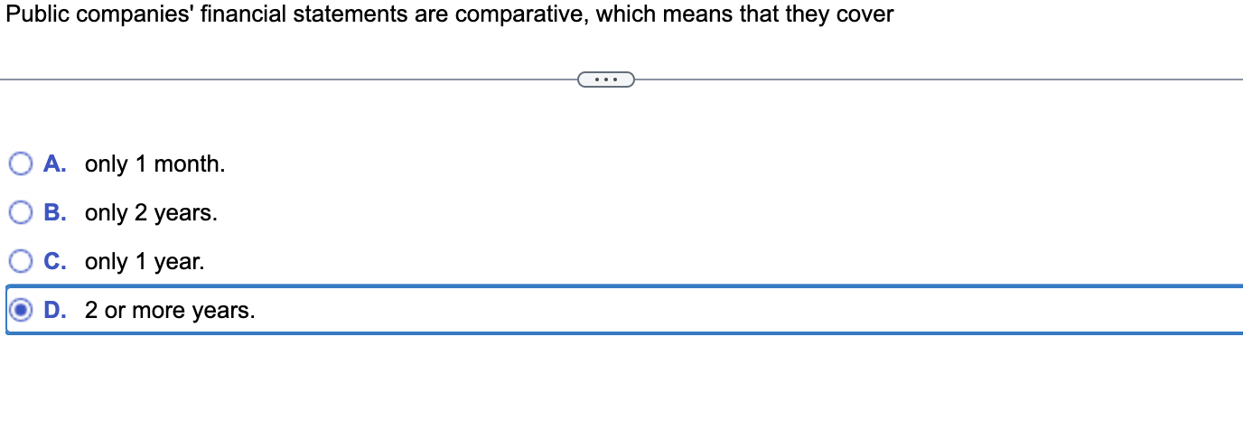 Solved Public companies' financial statements are | Chegg.com