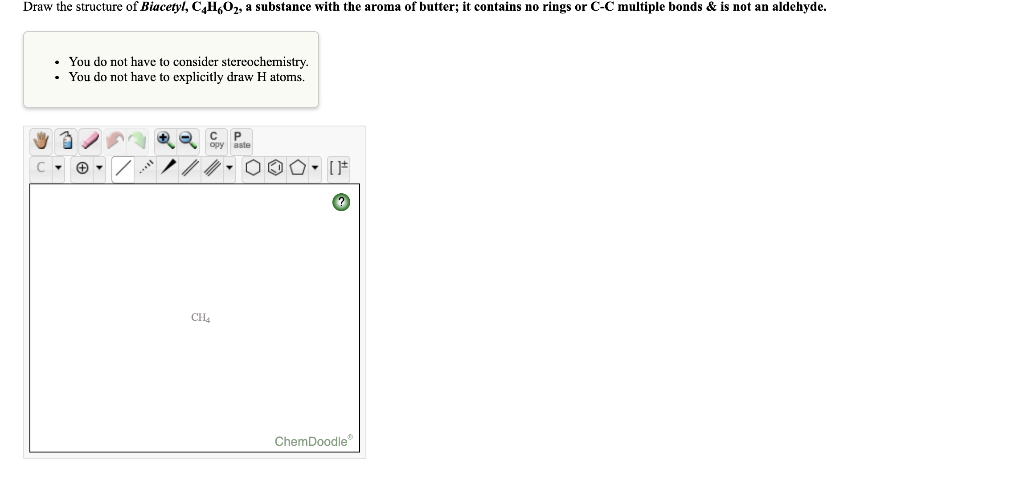 Solved Propose a structure that fits the description: the | Chegg.com