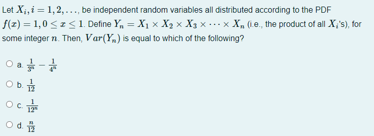 Solved Let X1, X2, and X3 be independent random variables | Chegg.com