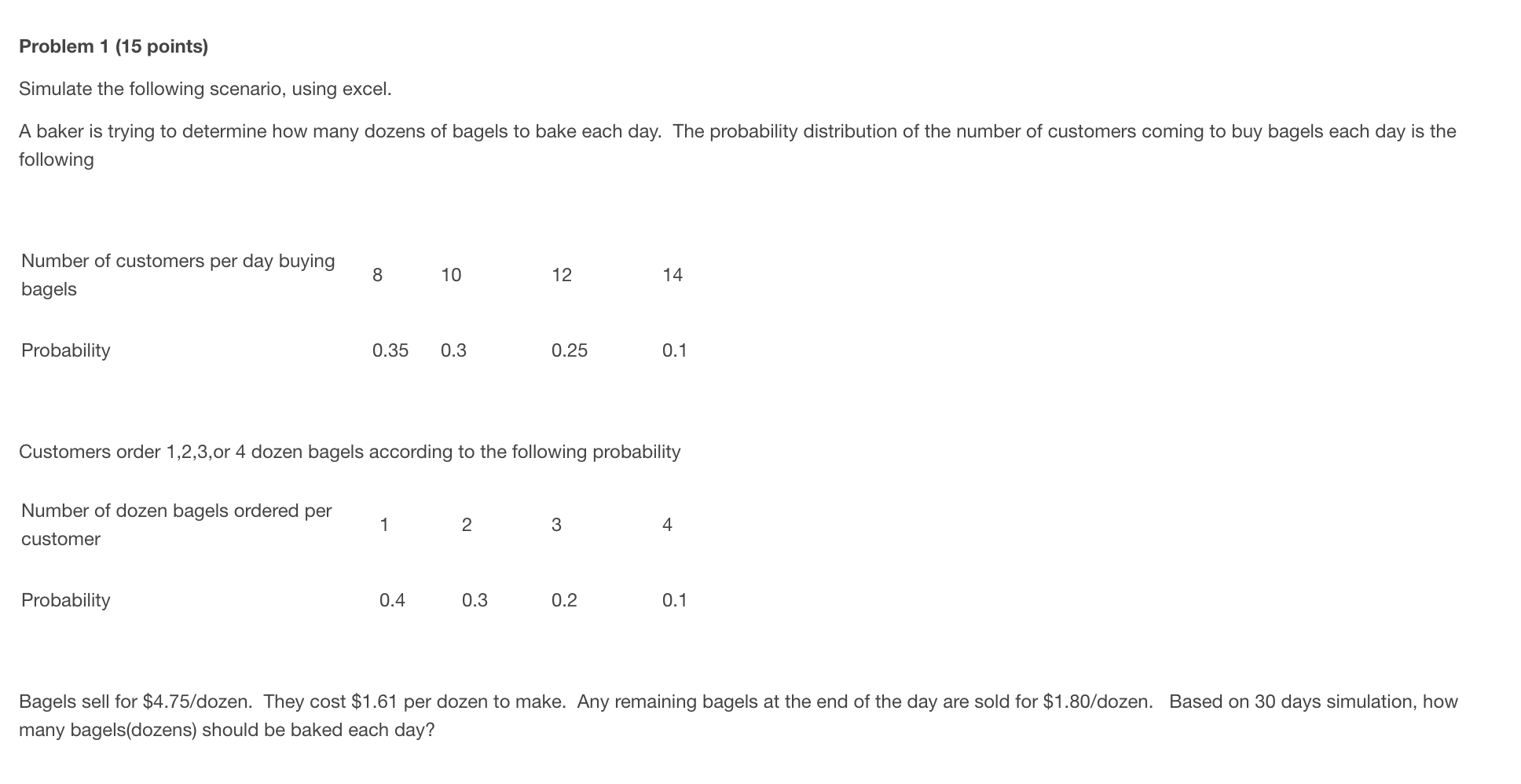 Solved Problem 1 15 Points Please Help With This I Am