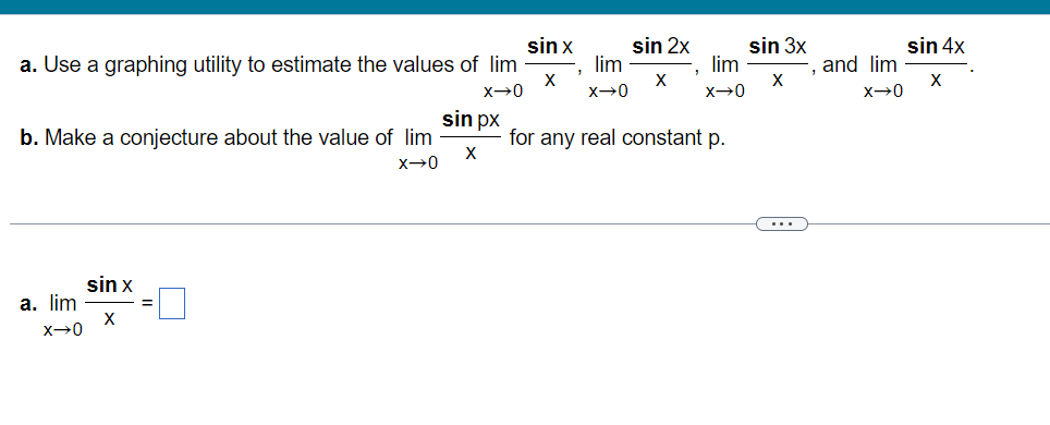 Solved a. Use a graphing utility to estimate the values of | Chegg.com