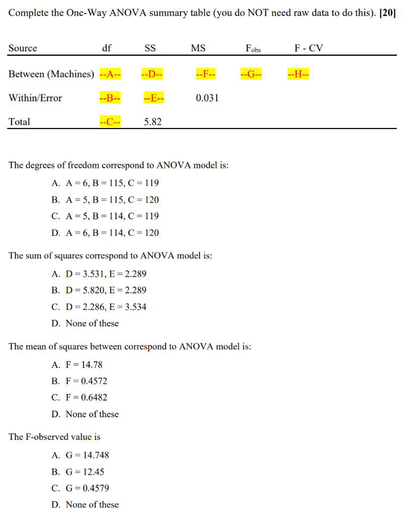 Solved 4. A company uses six filling machines (M1 - M6) of | Chegg.com