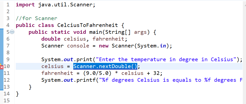 Solved I don't know how to fix the error(the red underline) | Chegg.com