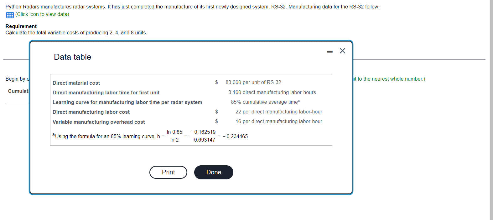 Solved Python Radars manufactures radar systems. It has just | Chegg.com