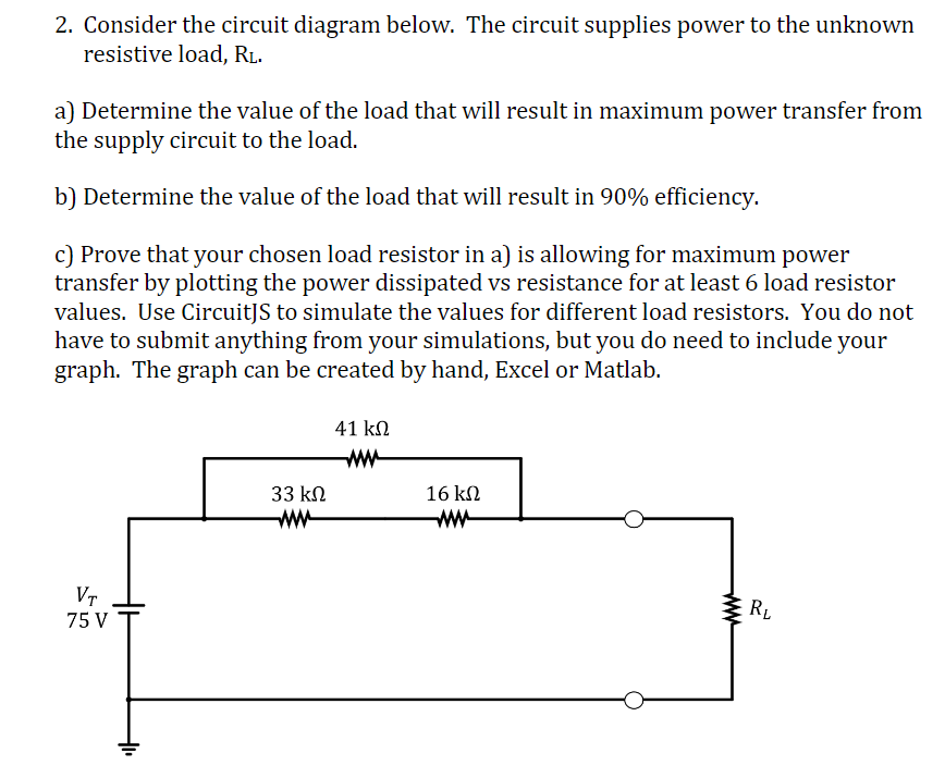 Solved 2. Consider the circuit diagram below. The circuit | Chegg.com