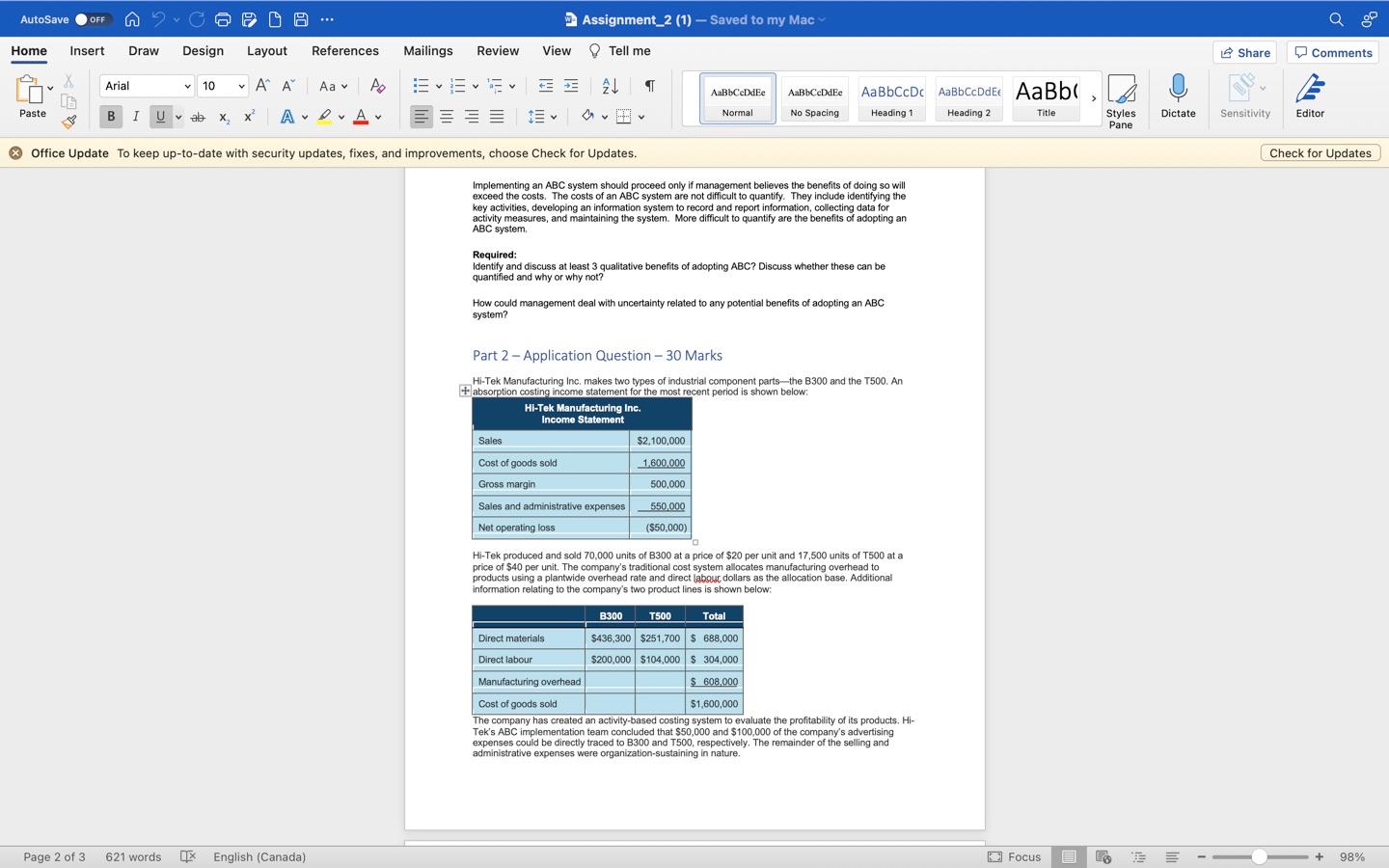 Solved Implementing an ABC system should proceed only if | Chegg.com